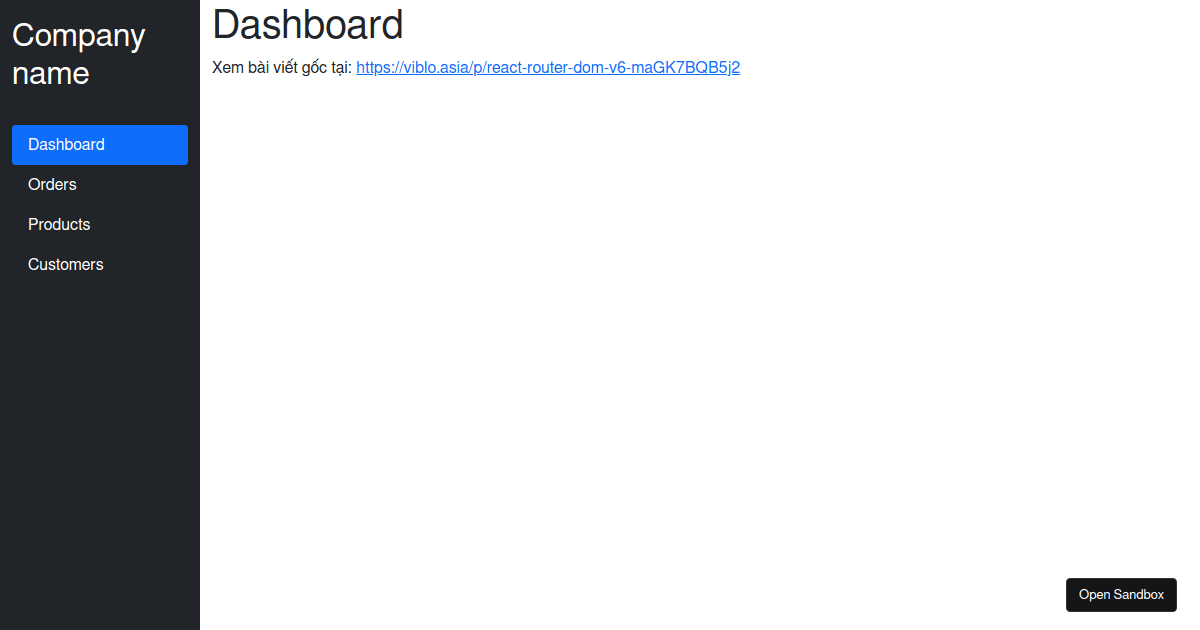 Active Link - style - Codesandbox