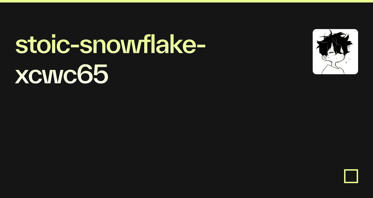 stoic-snowflake-xcwc65 - Codesandbox