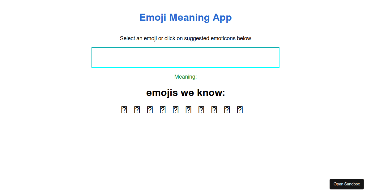 emoji-meaning-database - Codesandbox