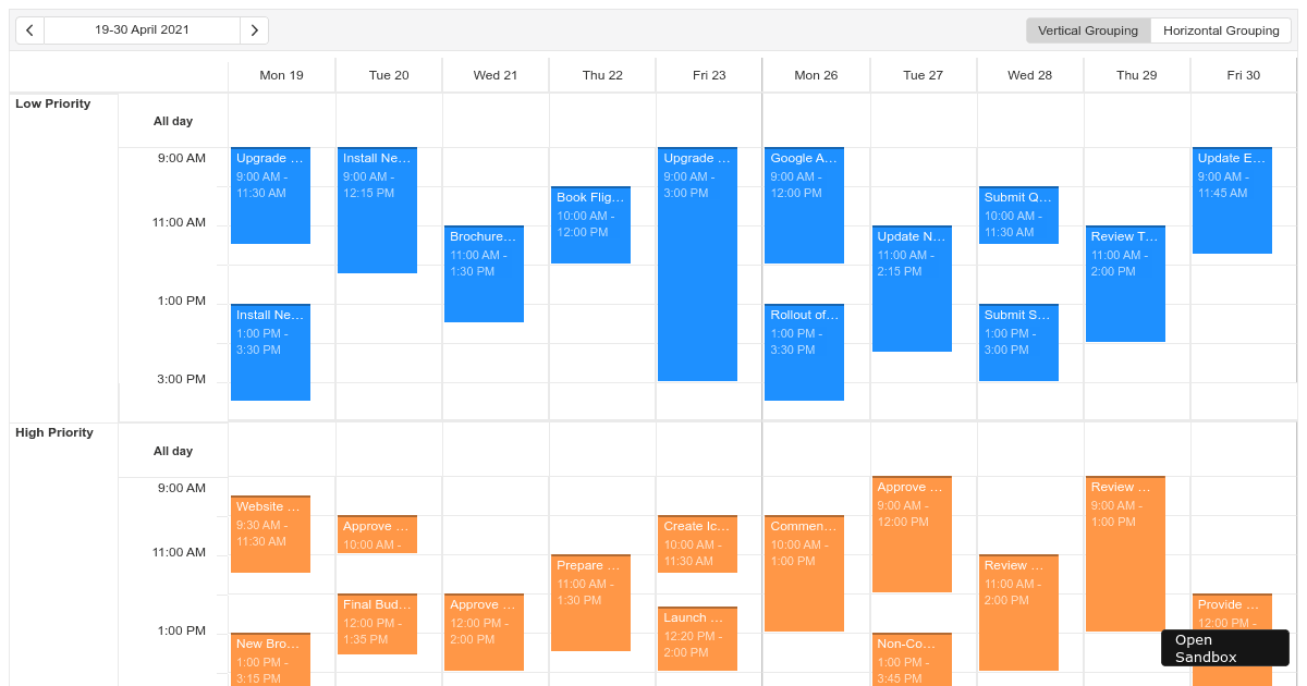Group Orientation - DevExtreme Scheduler (forked) - Codesandbox