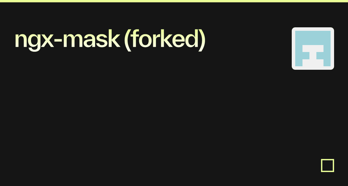 ngx-mask (forked) - Codesandbox ngx-mask (forked) - Codesandbox