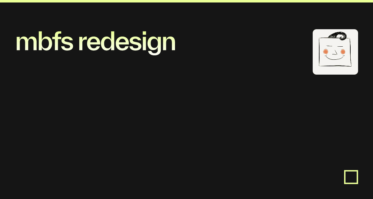 mbfs redesign - Codesandbox