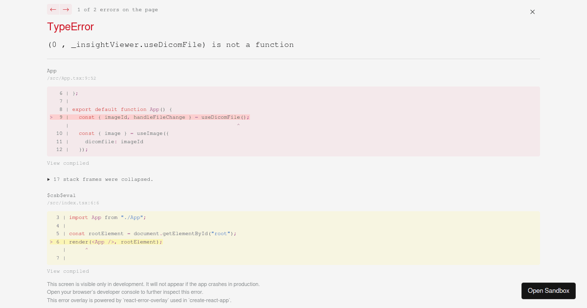 Insight Viewer - Dicomfile Viewer (forked) - Codesandbox