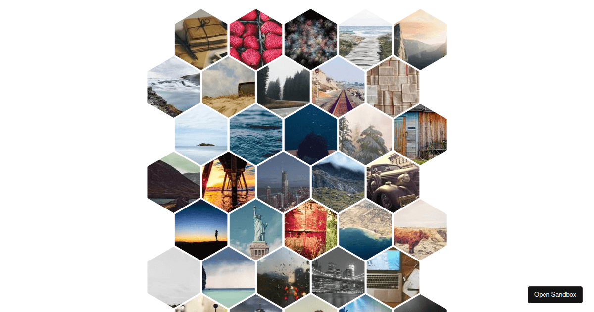 react-honeycomb-static-example (forked) - Codesandbox