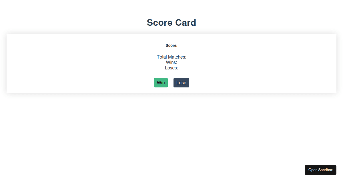 score-card-react-app-quiz - Codesandbox