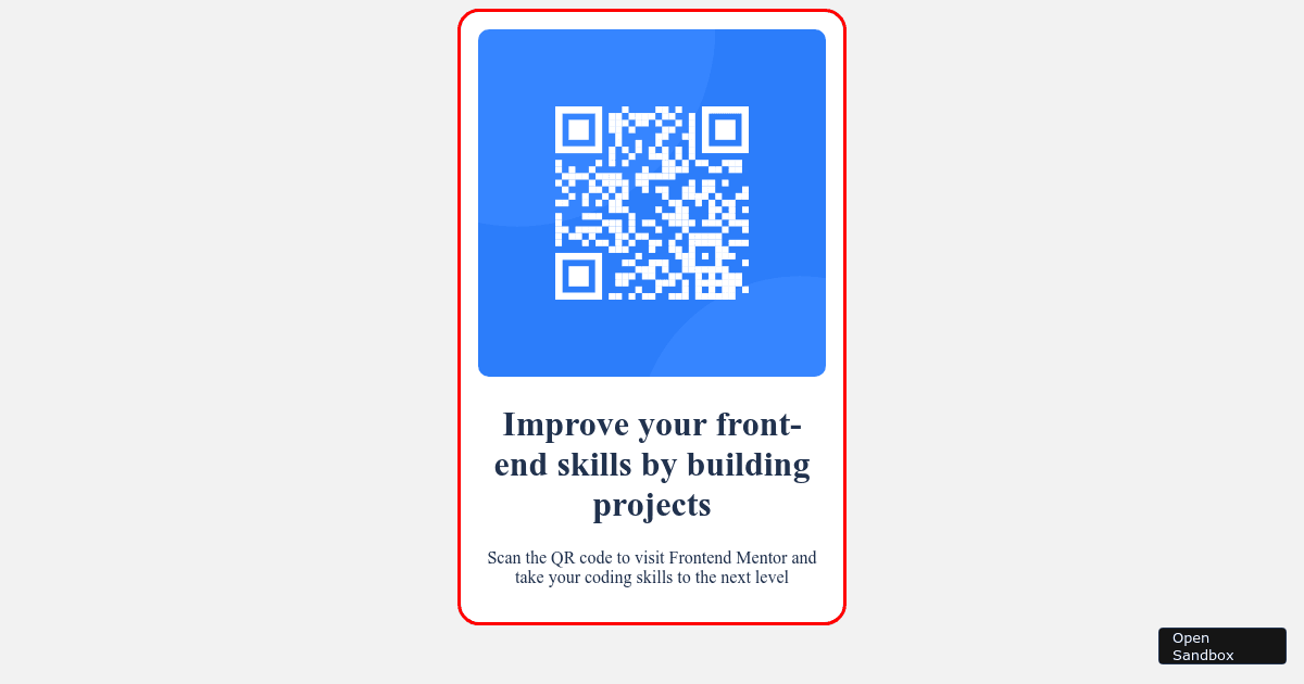 qr-code - Codesandbox