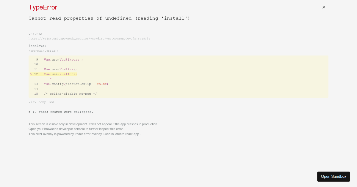 SLAM - Stop.Look.Assess.Manage (forked) - Codesandbox