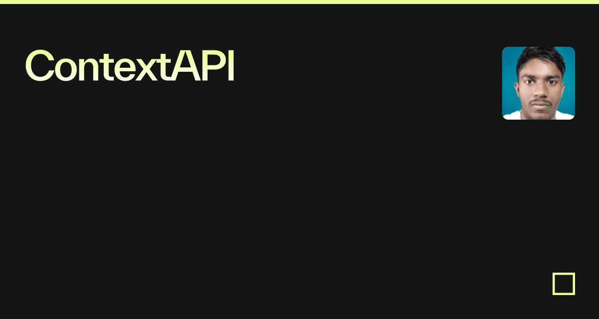 ContextAPI - Codesandbox