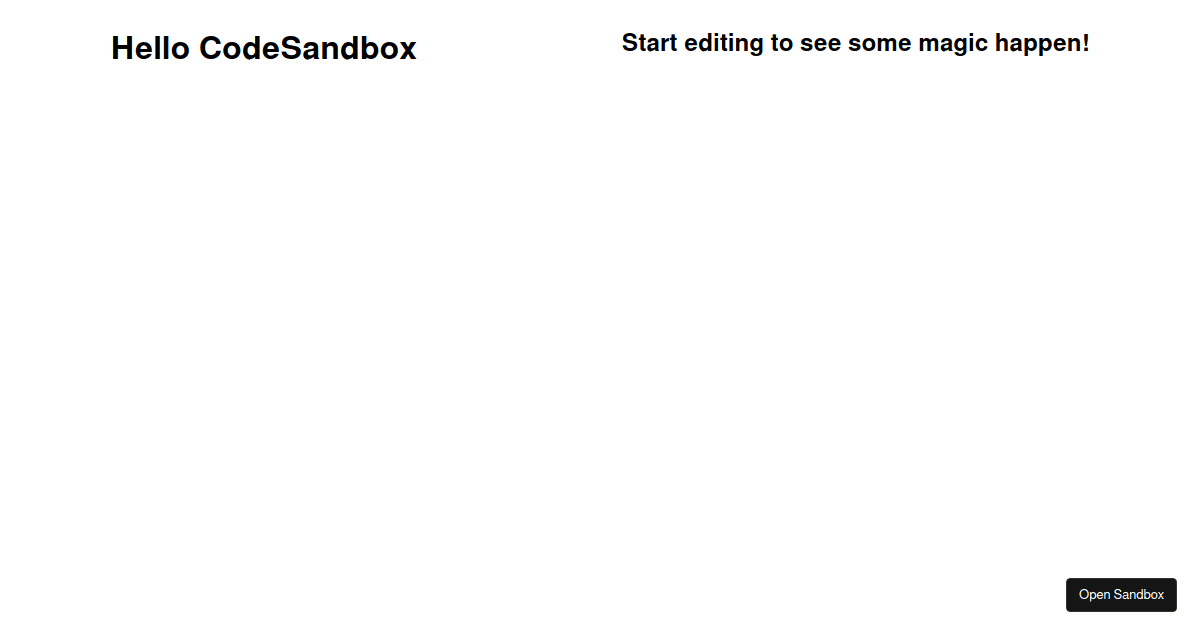 Flex Wrapper Template - Codesandbox