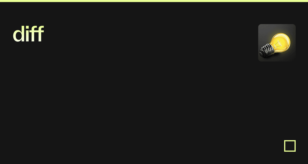 diff - Codesandbox