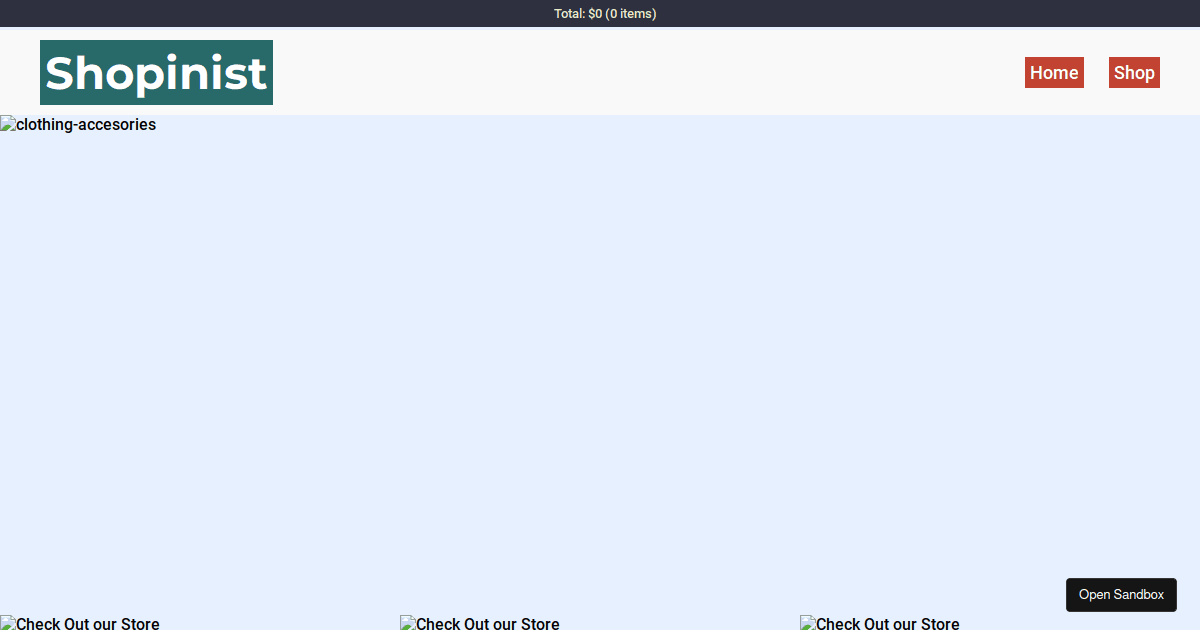 shopping-cart - Codesandbox