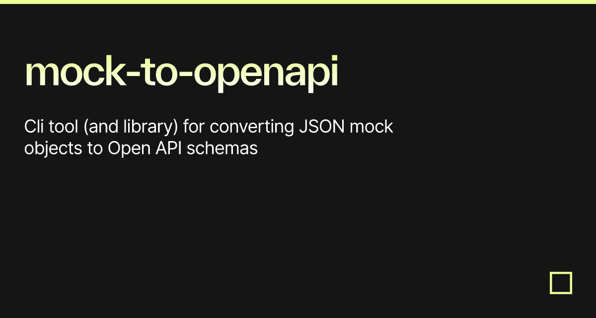 mock-to-openapi - Codesandbox