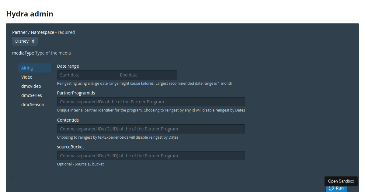 Blueprint Sandbox - Codesandbox