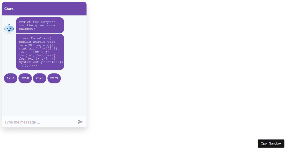 React Codesandbox