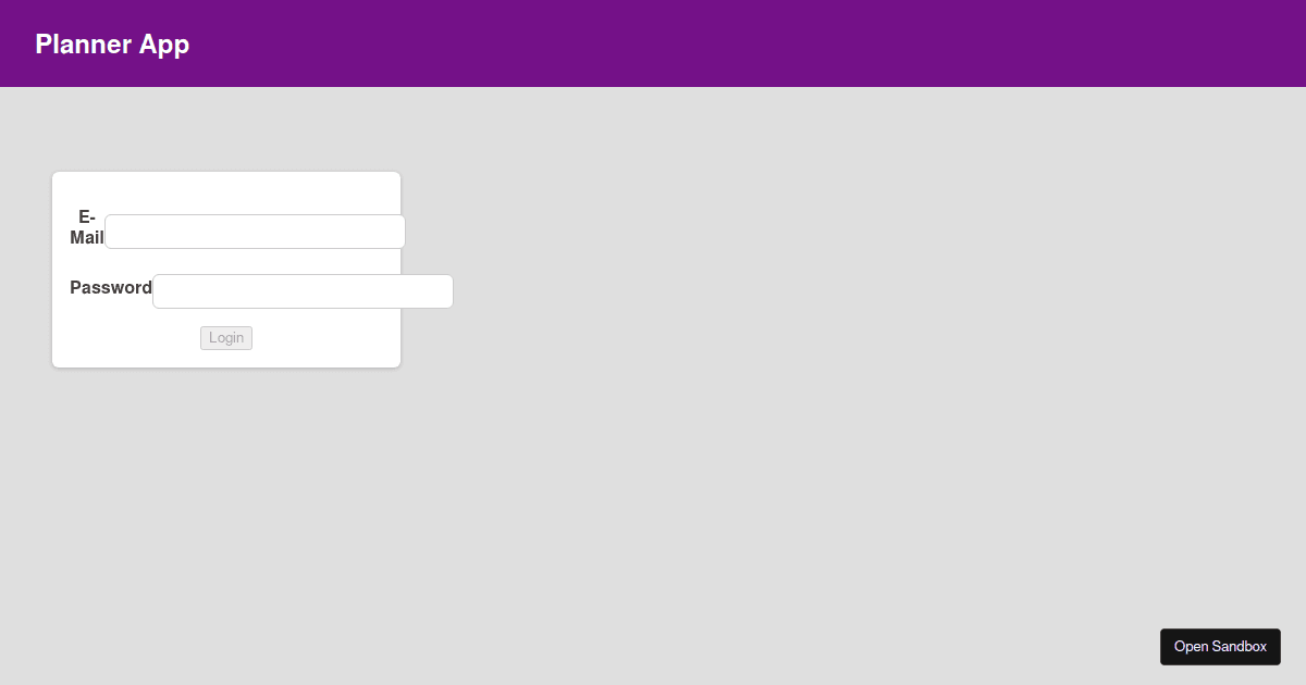 shedule-planner-app - Codesandbox