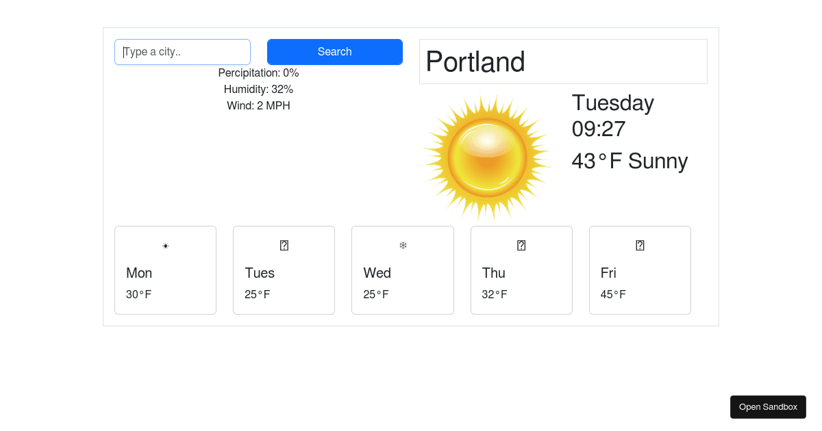 SheCodesPlus_W4_HW - Codesandbox