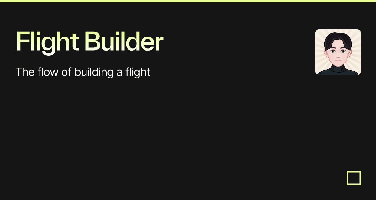 Flight Builder - Codesandbox