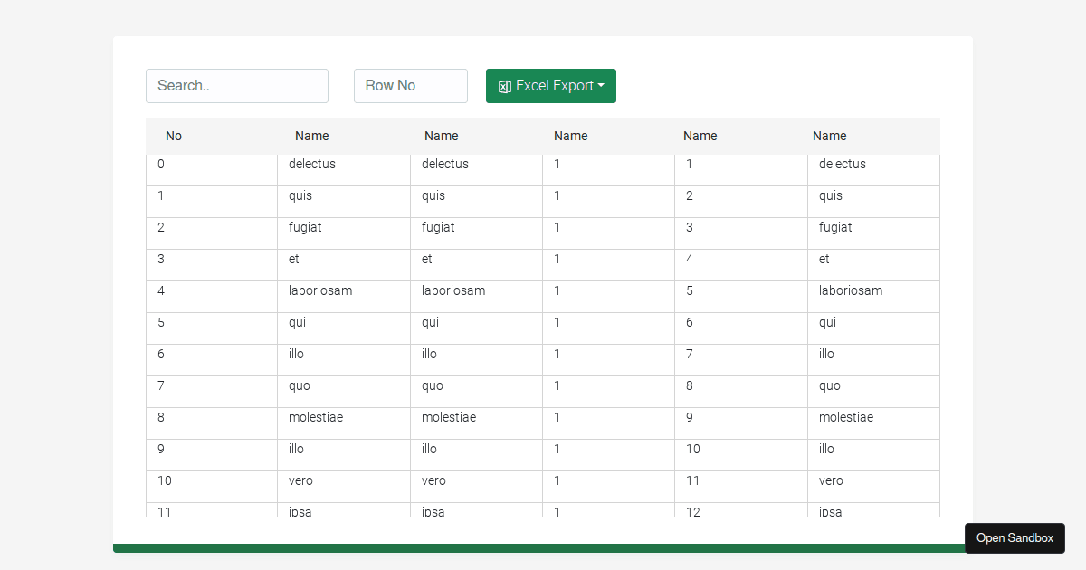 business-table - Codesandbox