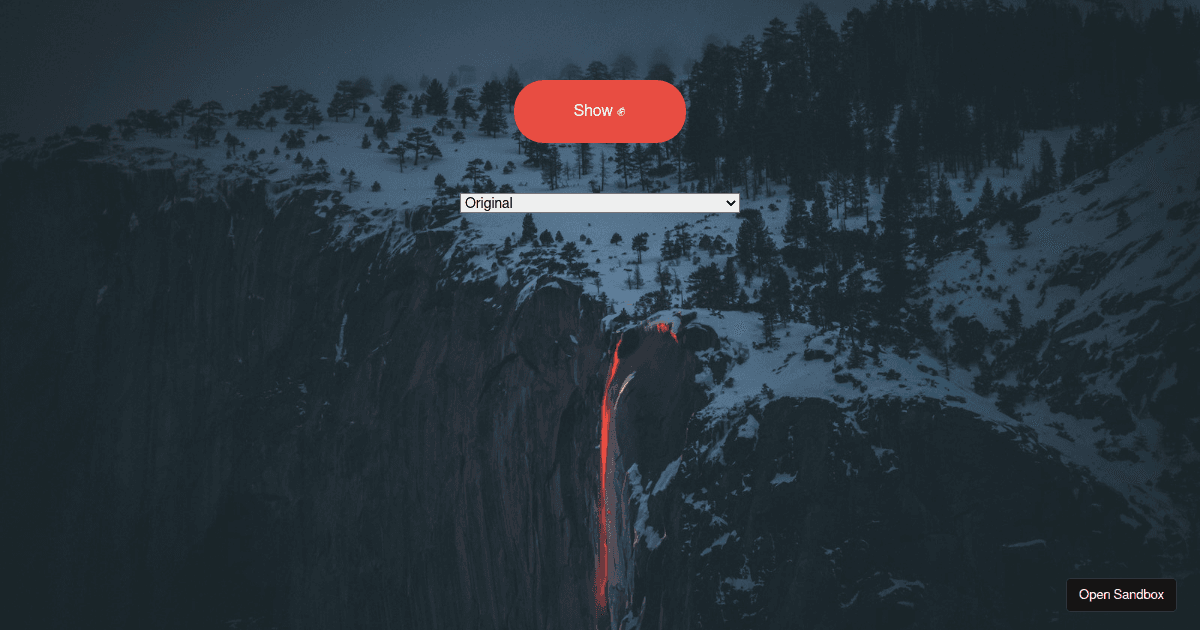 Animate ActionSheet Playground - Codesandbox
