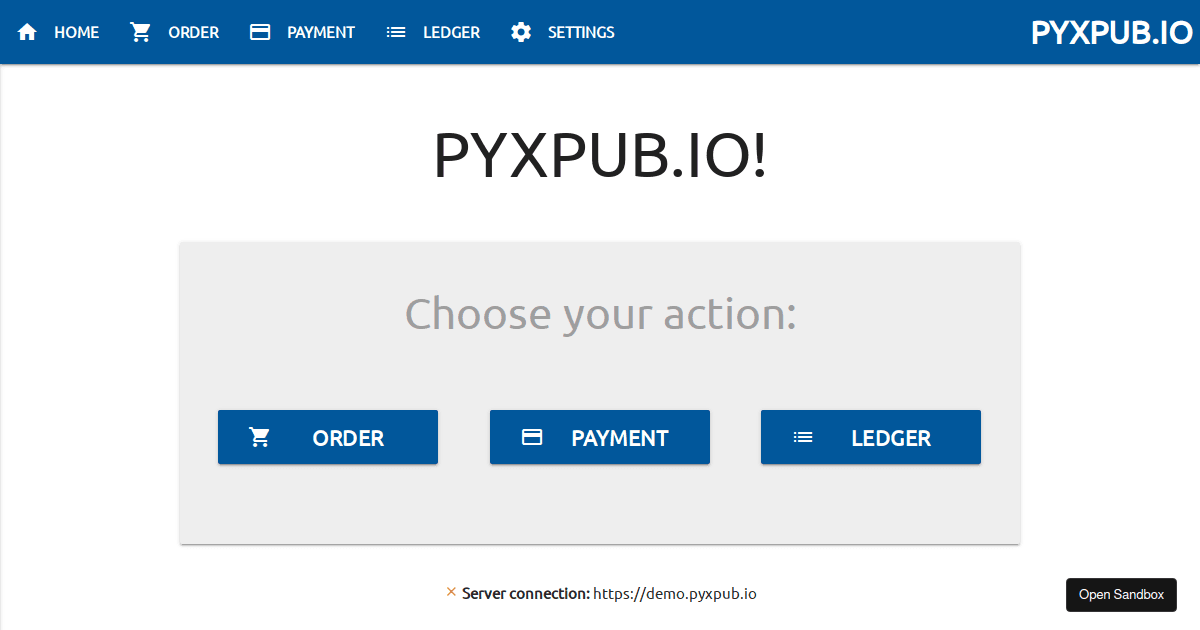 ReactPoS - Codesandbox