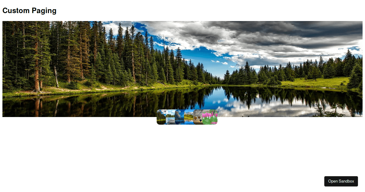 Image Slider Slick Codesandbox