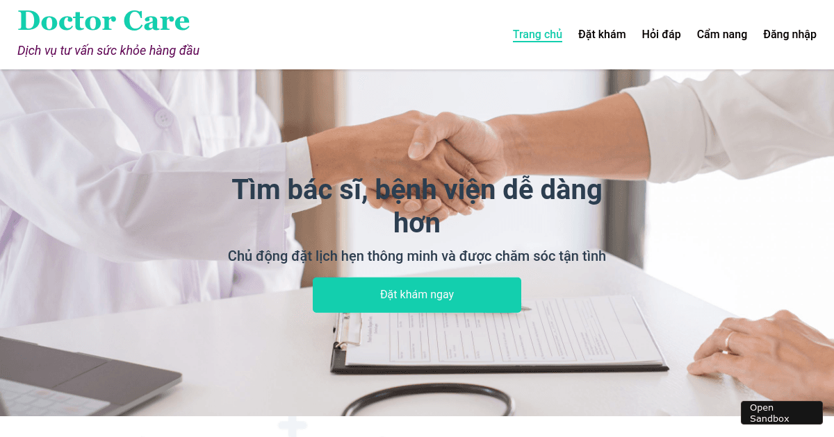 doctorcare - Codesandbox