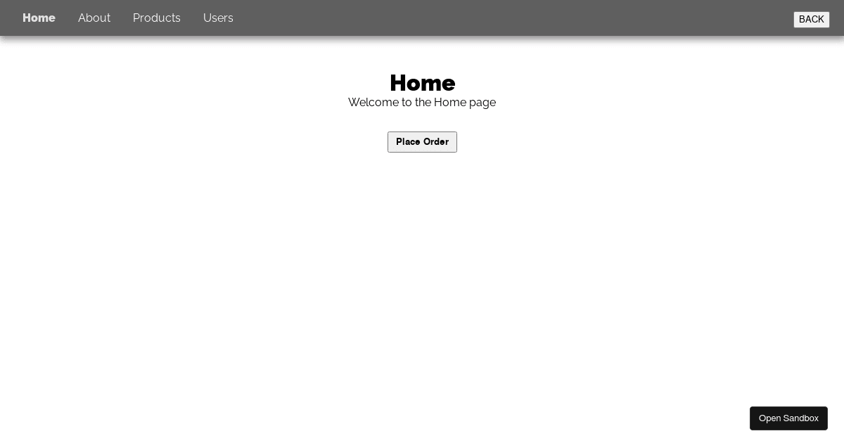 react-router-tutorial (forked) - Codesandbox