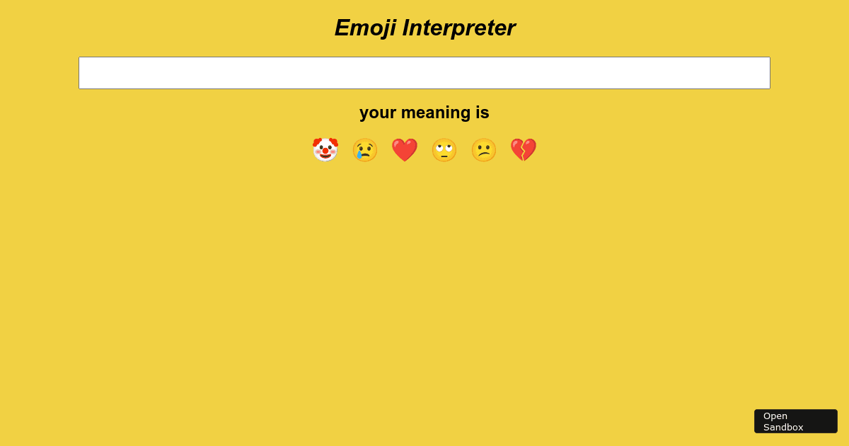 emoji-meanings - Codesandbox