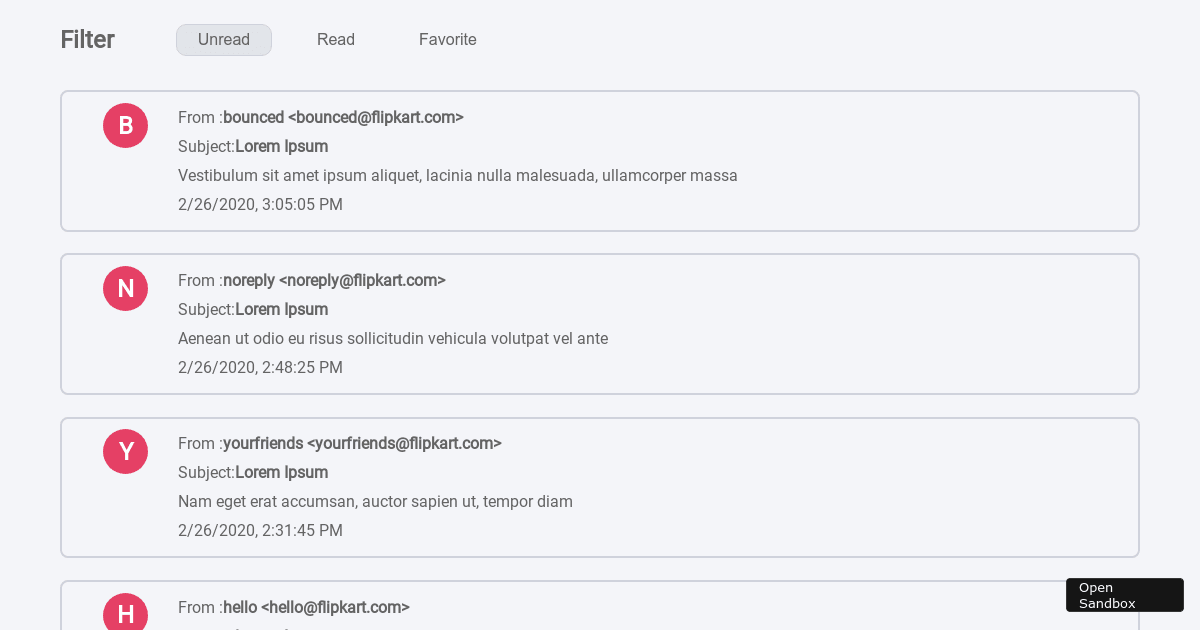 outlook-clone - Codesandbox