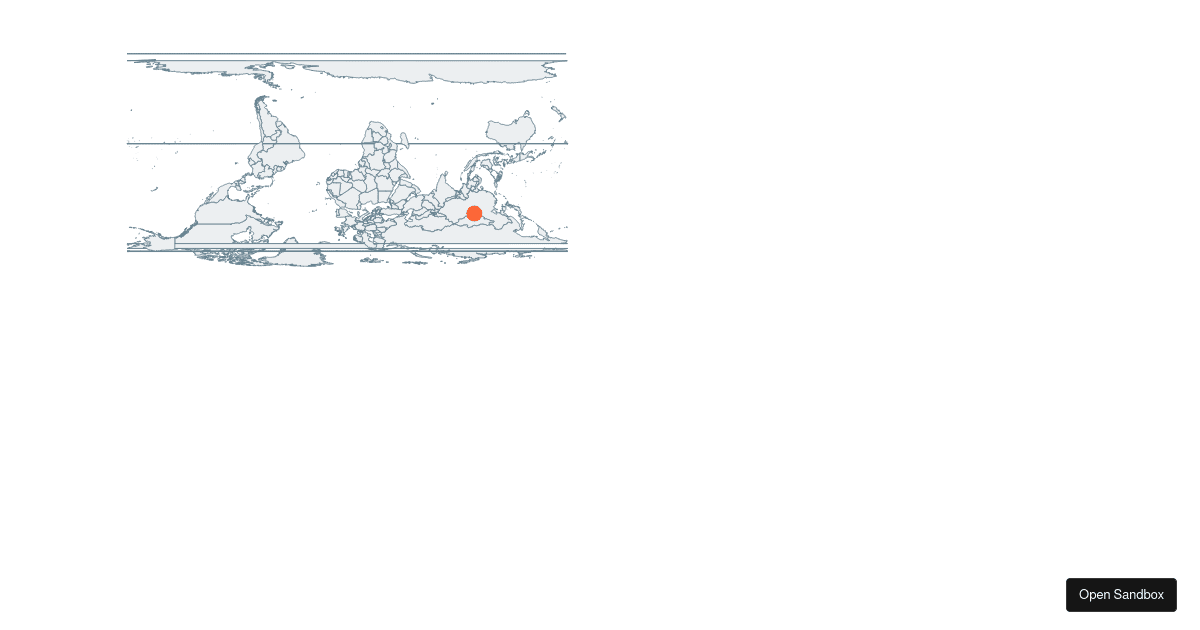 React Simple Map Example Forked Codesandbox