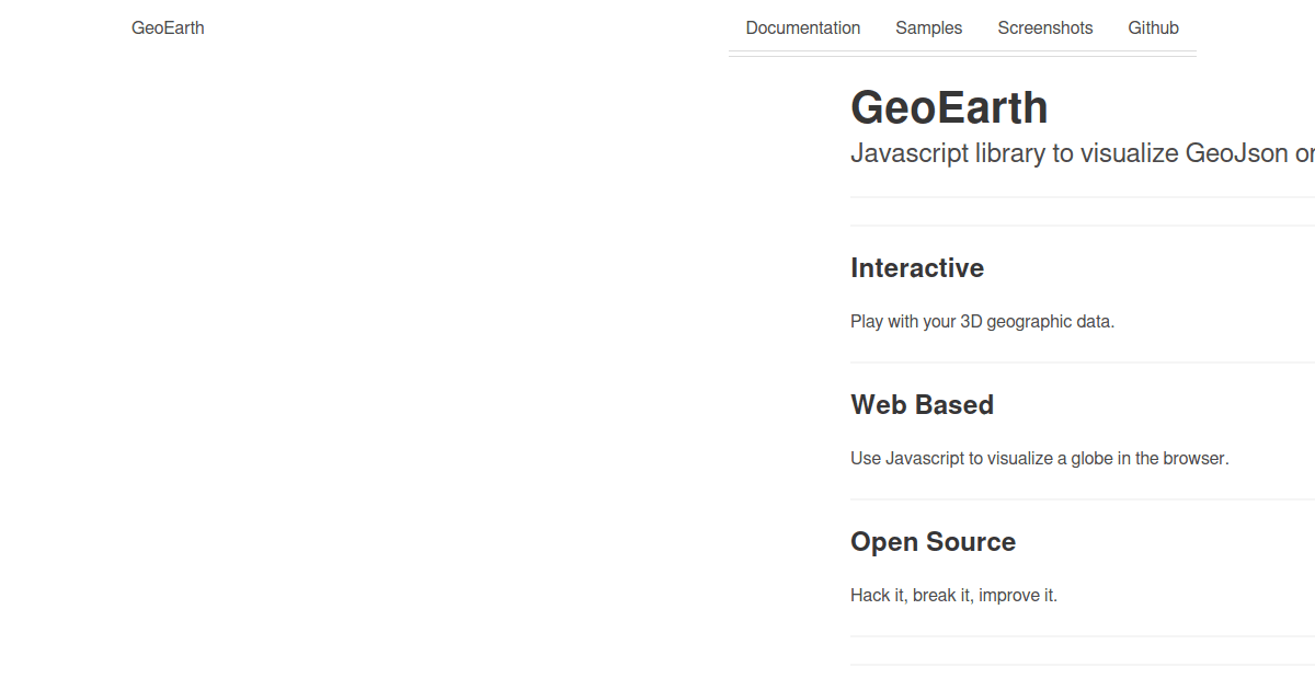 geoearth - Codesandbox