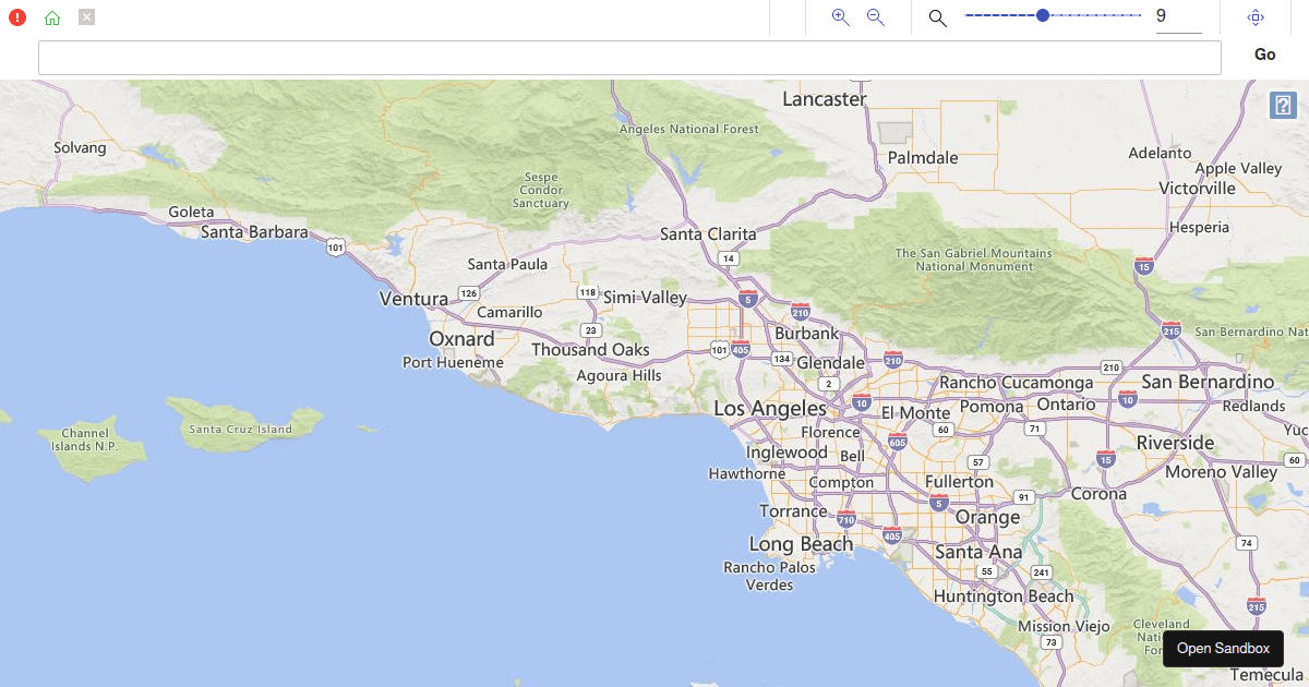 Unity Map - Codesandbox