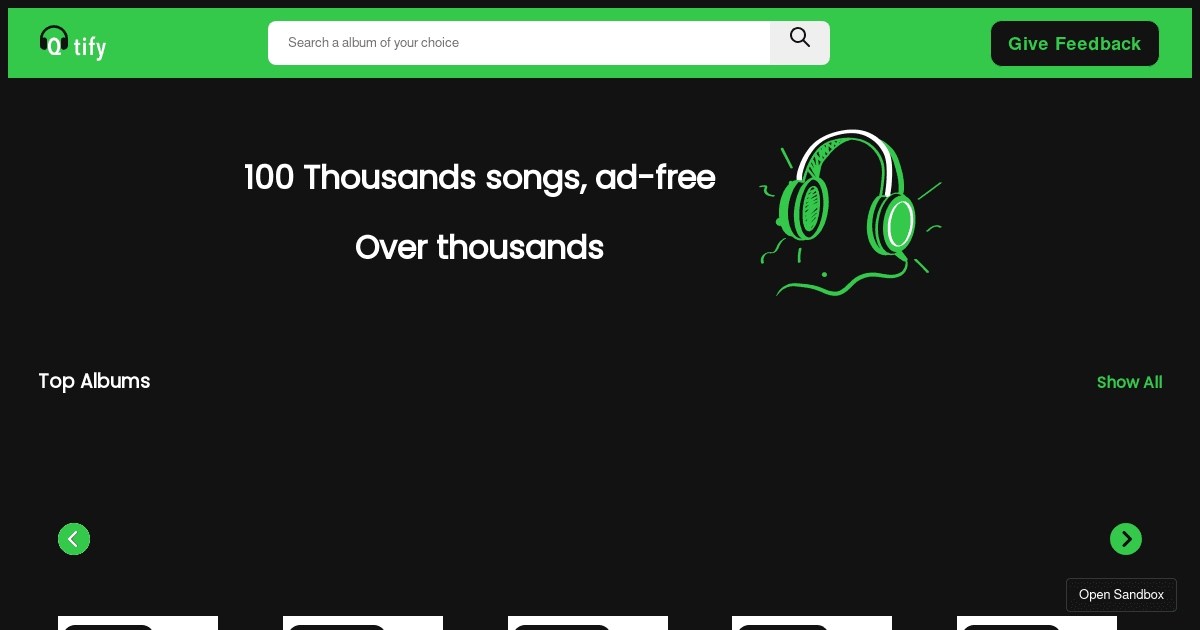 Qtify Final - Codesandbox