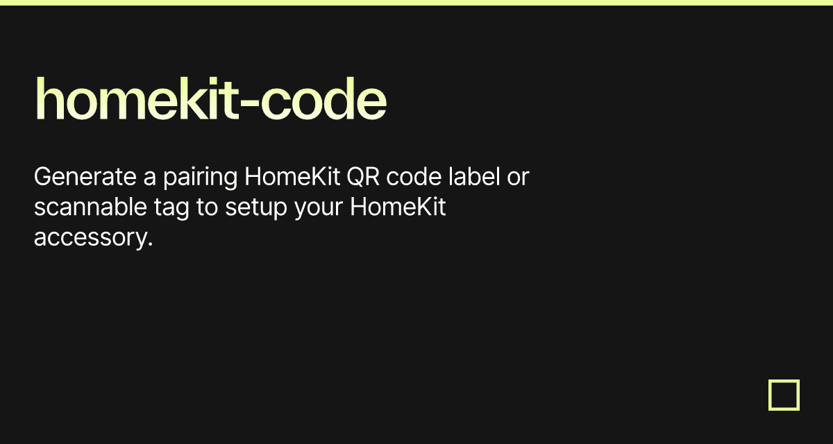 homekit-code - Codesandbox