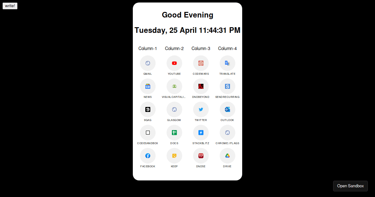 three-columns-launcher-v06 - Codesandbox