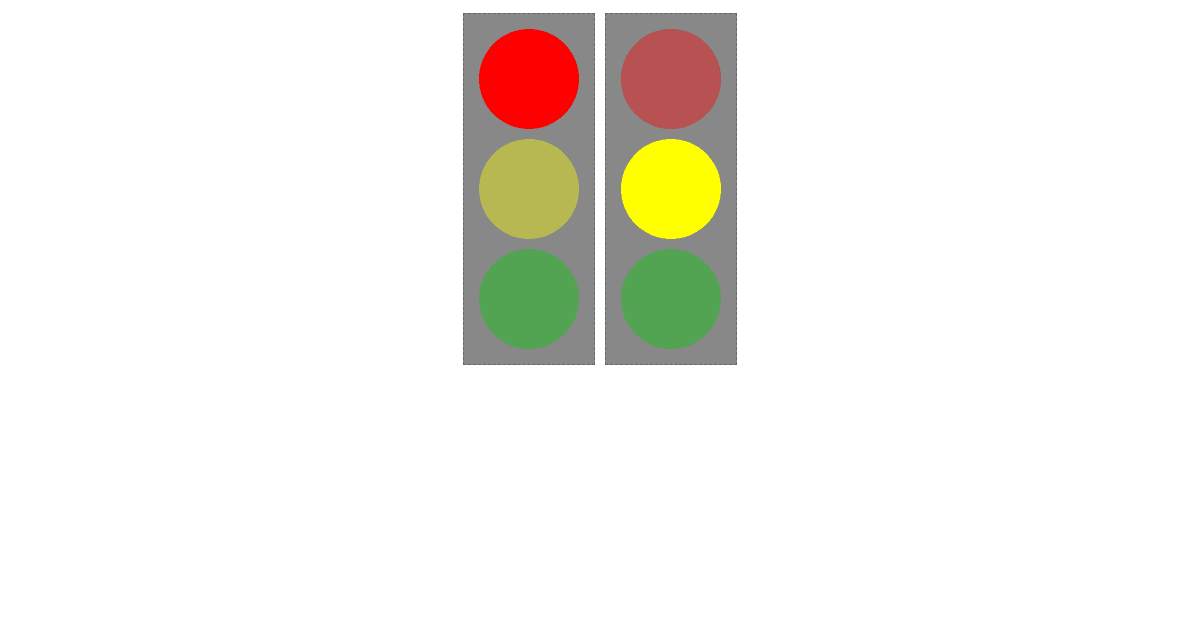 Traffic light using hooks - Codesandbox