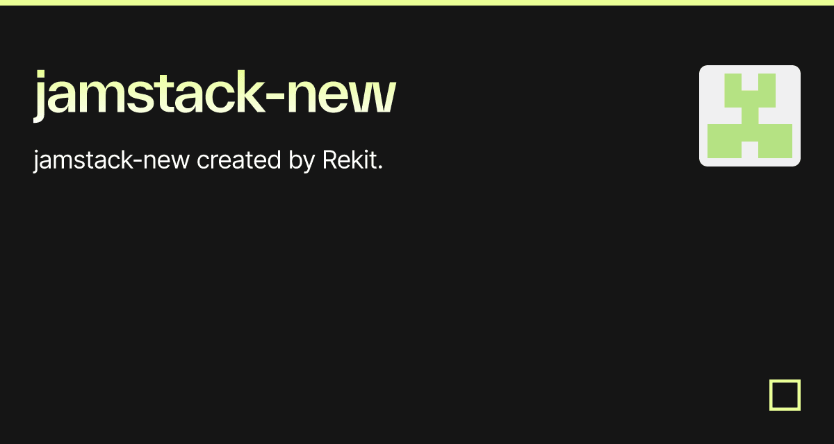 jamstack-new - Codesandbox