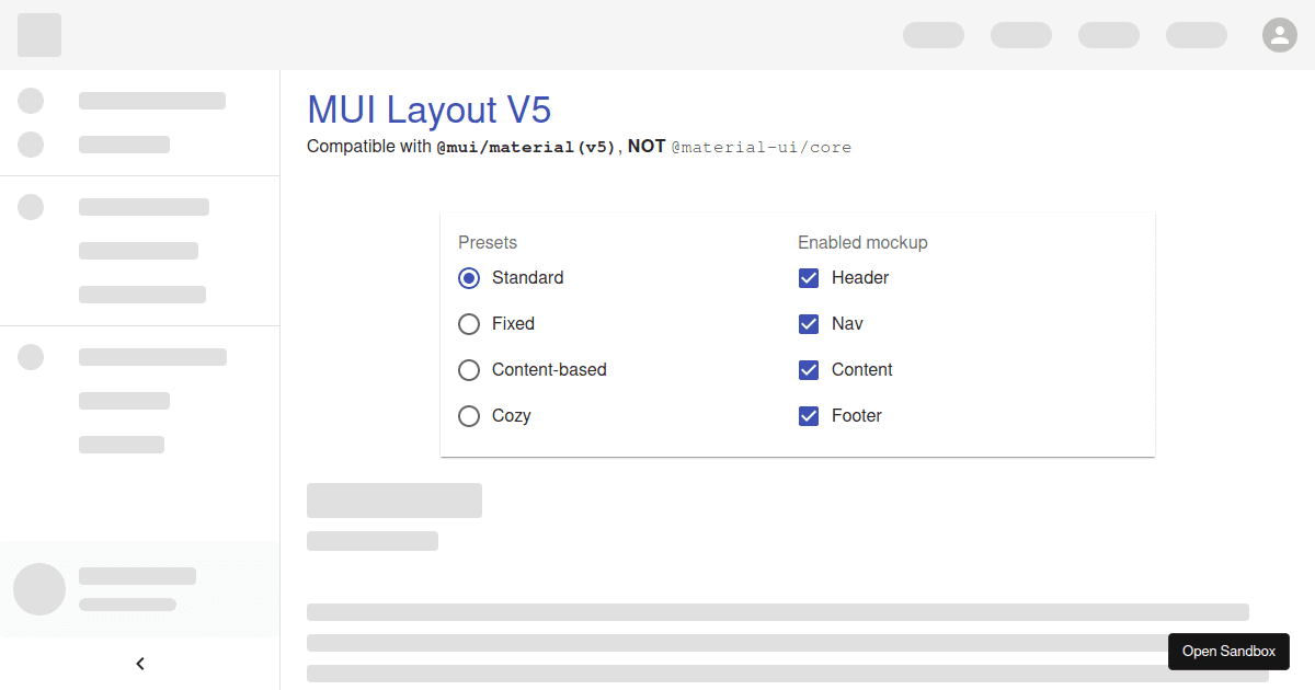 material-ui-layout - Codesandbox