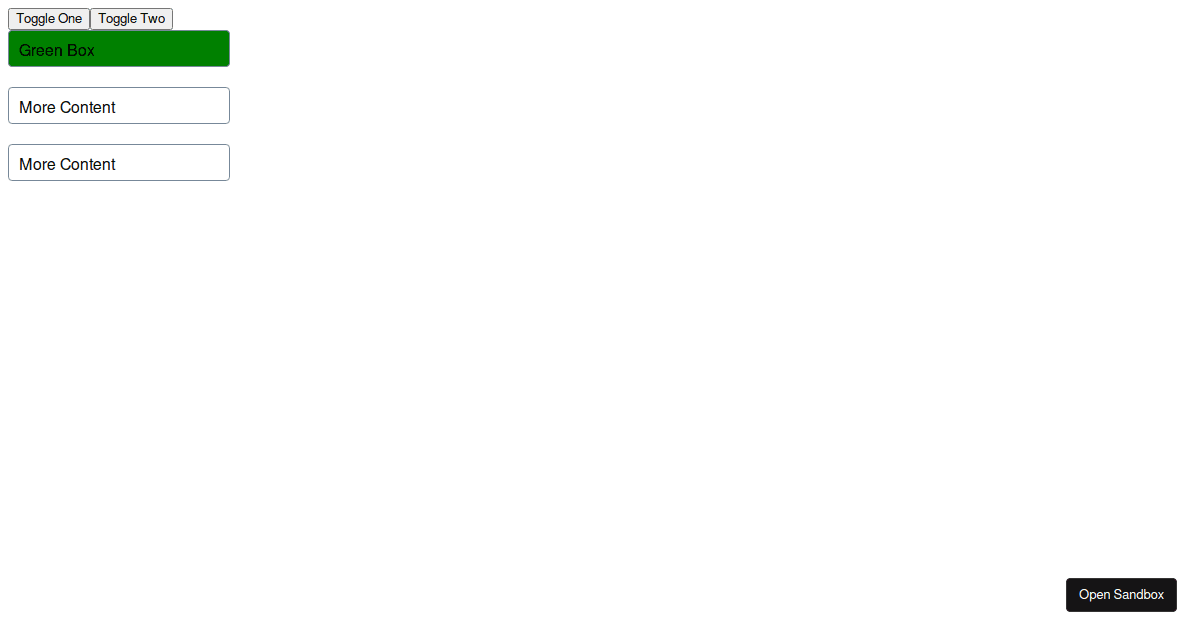 react-transition-group - Codesandbox