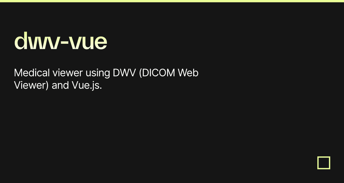 dwv-vue - Codesandbox