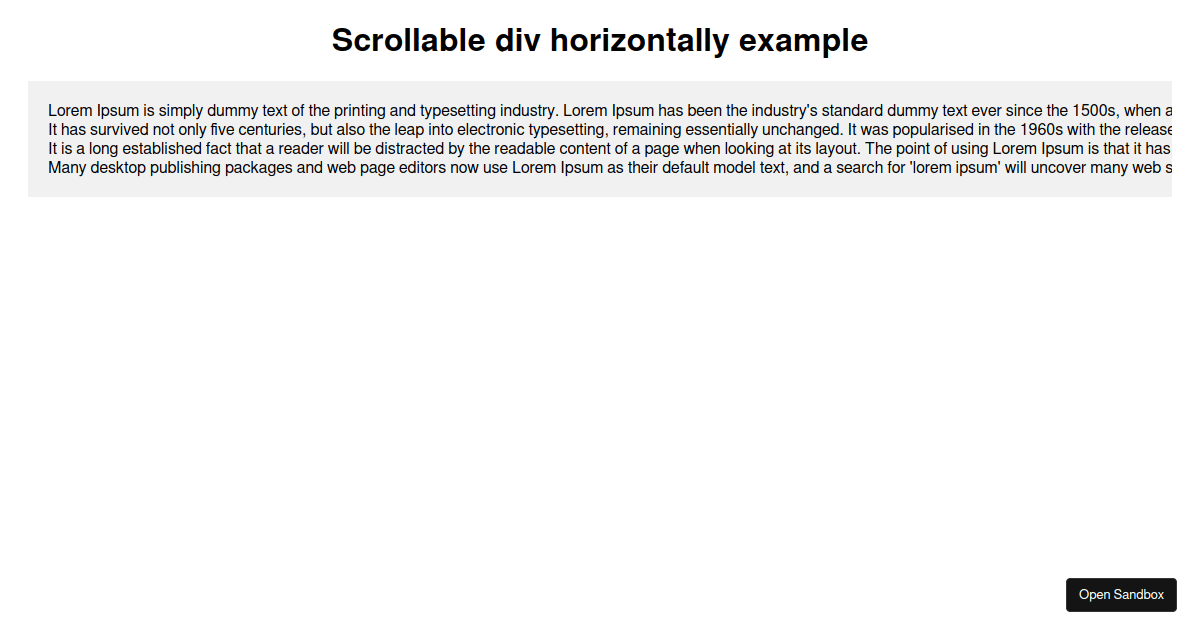 scrollable-div-horizontally-example - Codesandbox