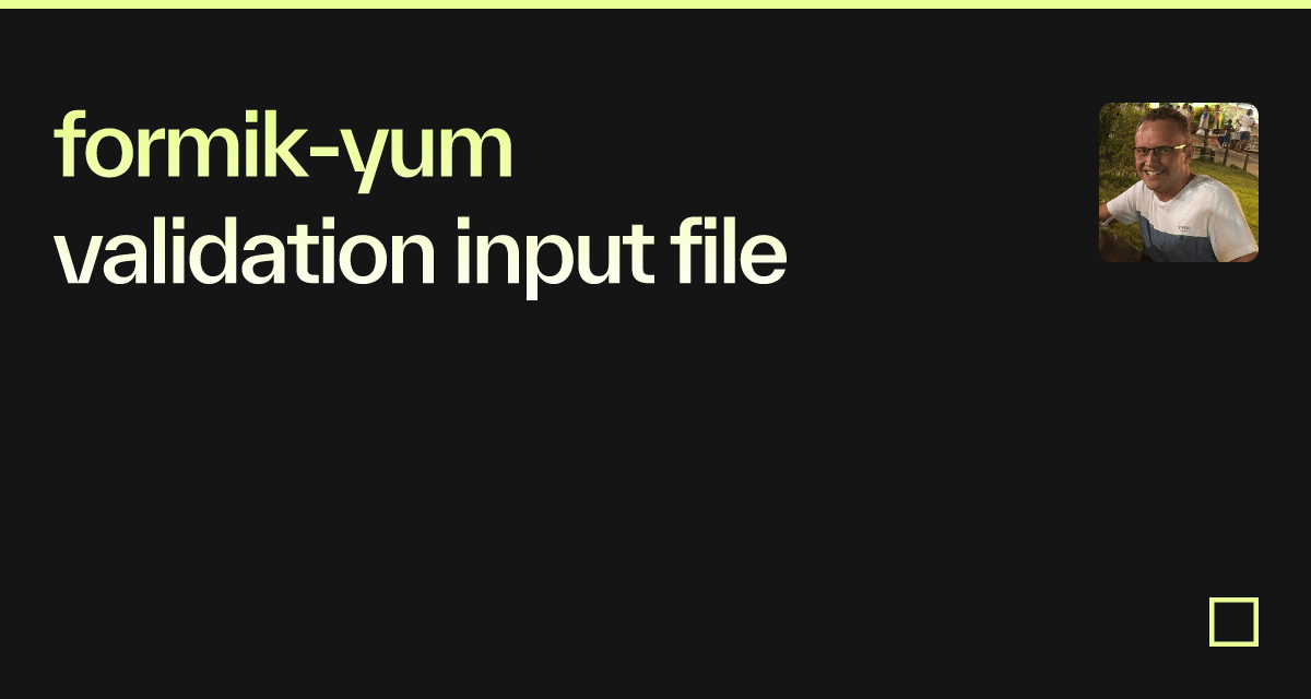 formik-yum validation input file - Codesandbox