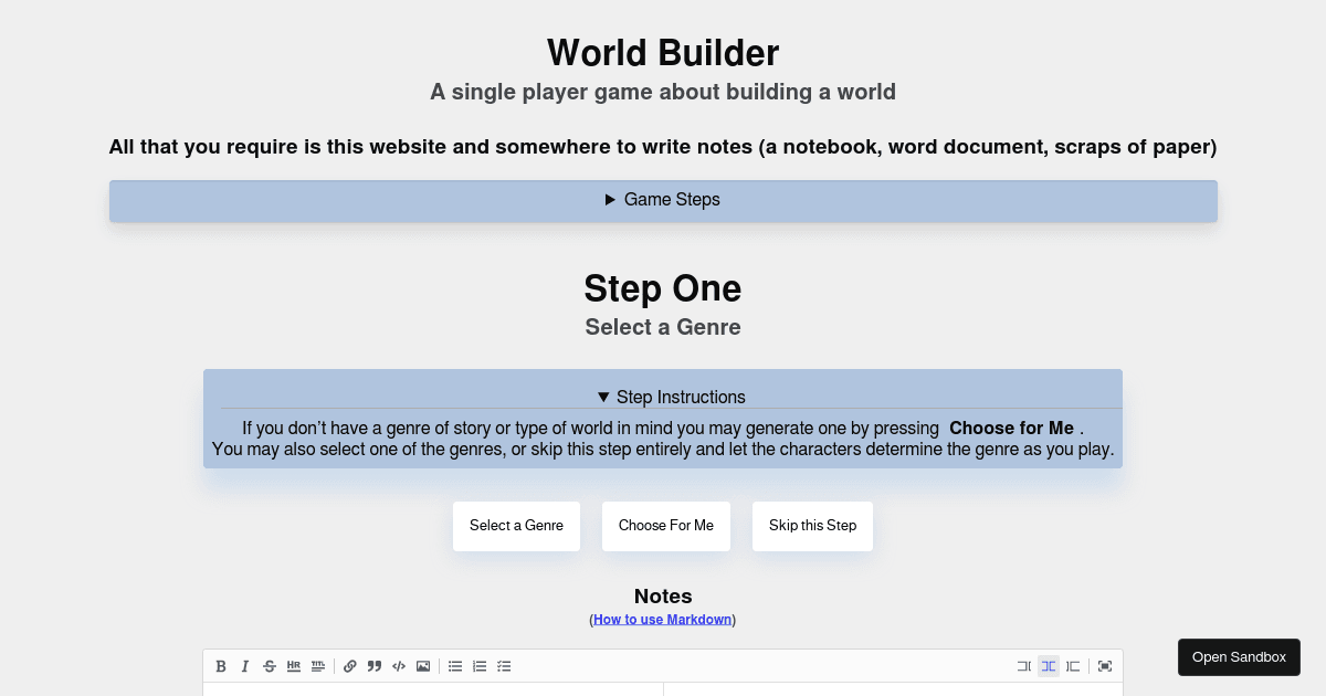 world-maker - Codesandbox
