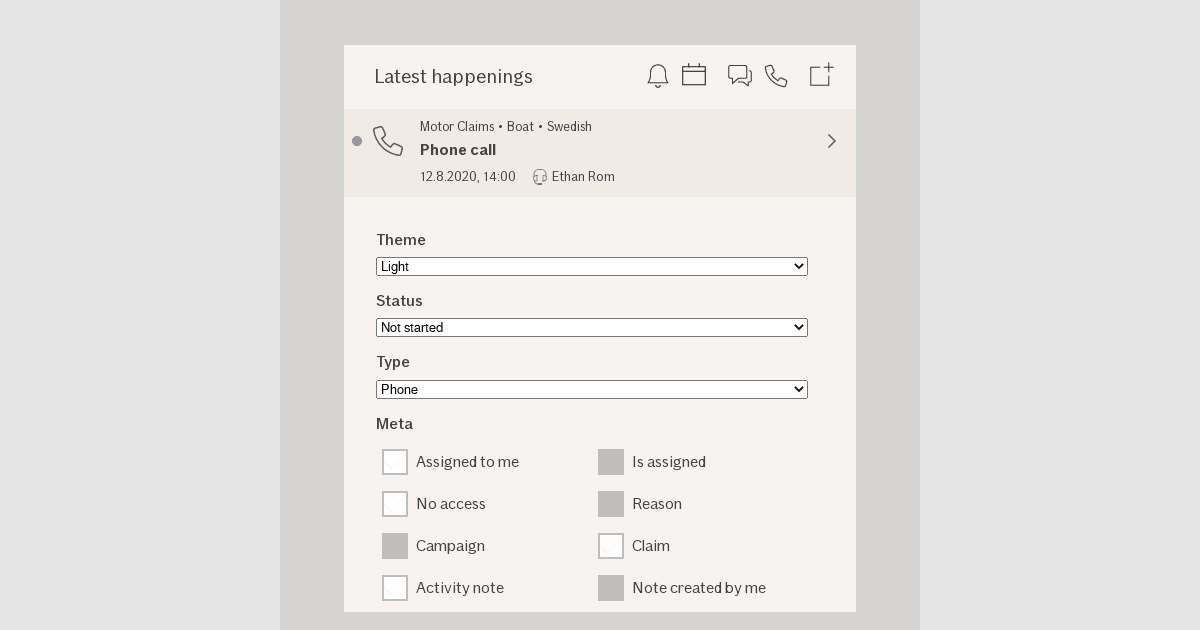 Timeline Happening - Codesandbox