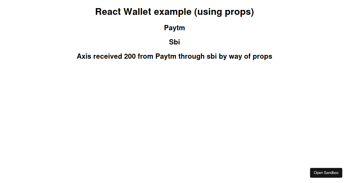 React-Bank-Example(using props) - Codesandbox