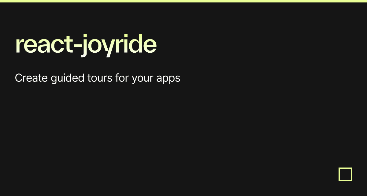 react-joyride - Codesandbox