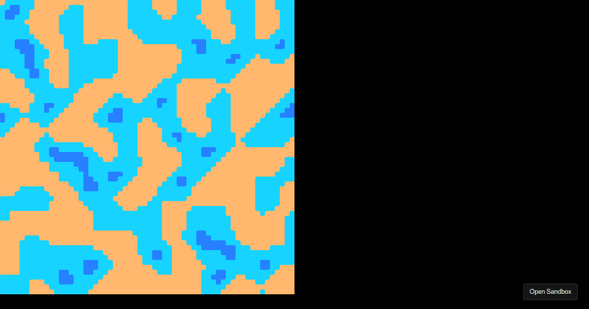 Canvas Map Experiment - Codesandbox