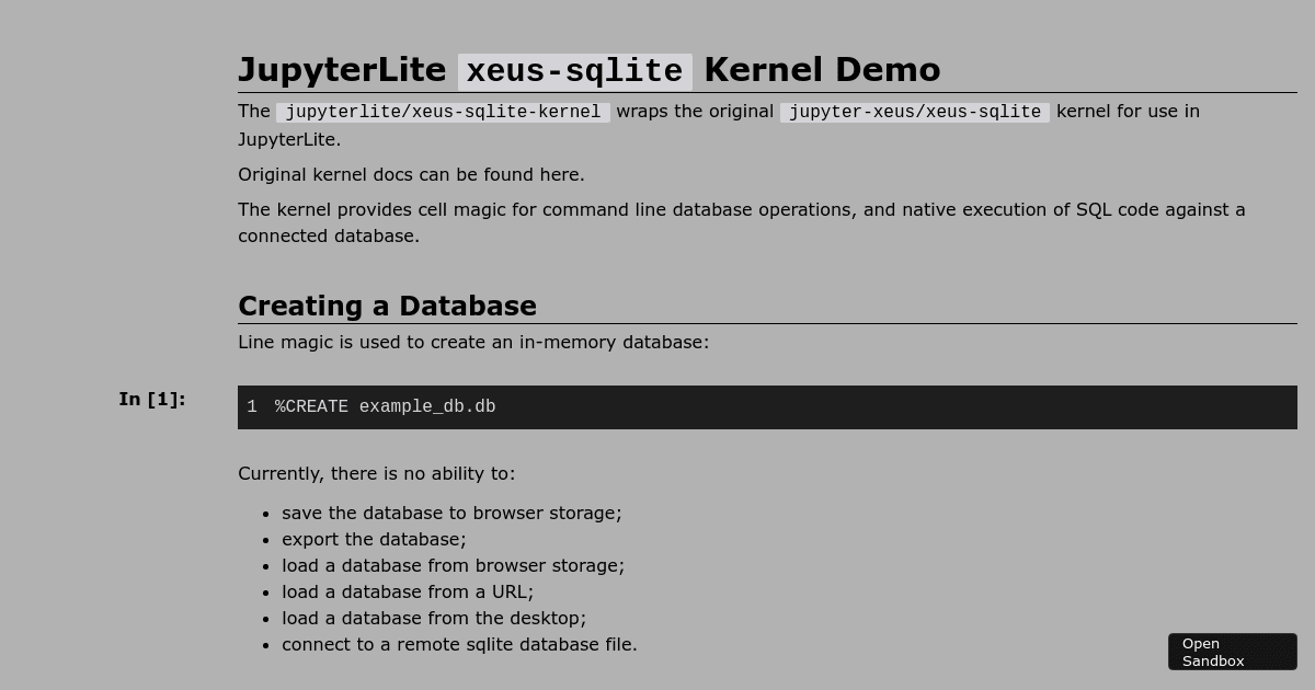 React Example React Jupyter Notebook Viewer Forked Codesandbox