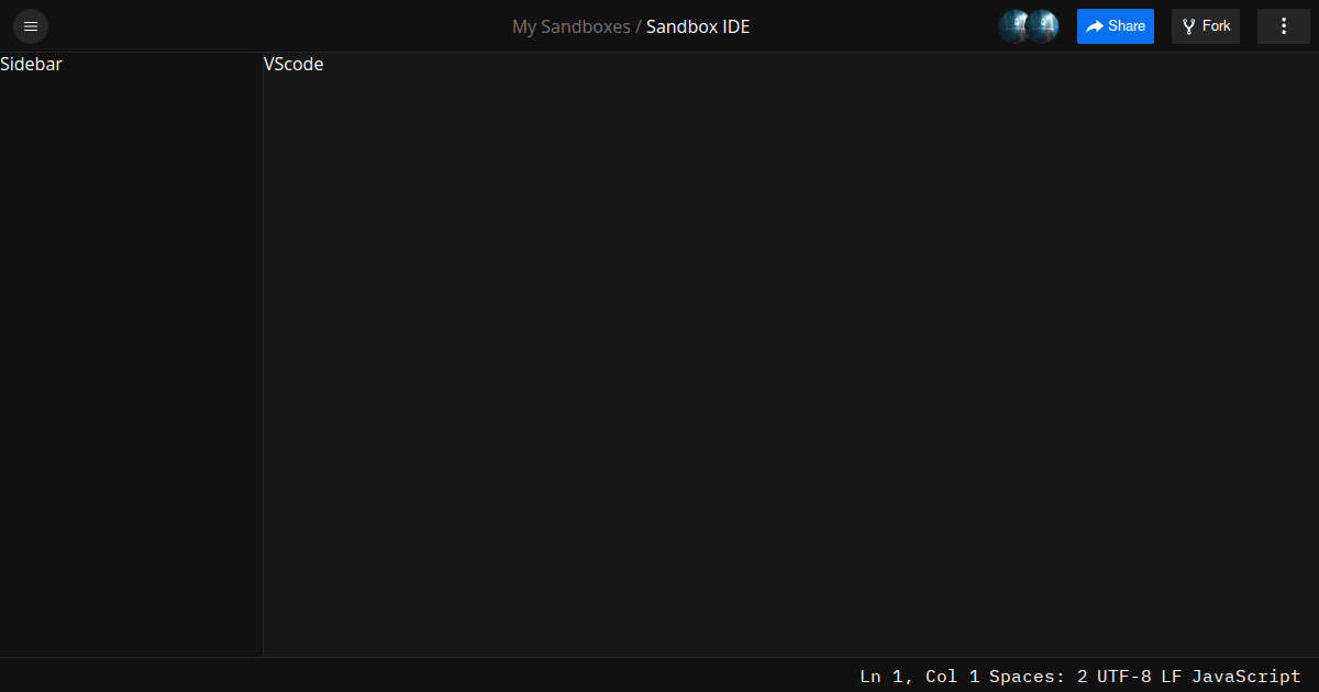iPad UI - Codesandbox