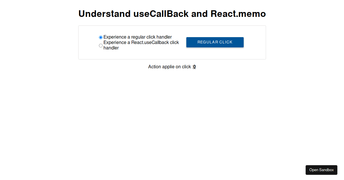 usecallback-and-reactmemo - Codesandbox